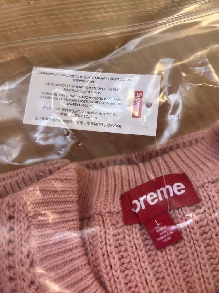 Supreme Loose Gauge Stripe Small Box Sweater Benfica • OLX.pt Supreme Loose Gauge Stripe Small Box Sweater Benfica • OLX.pt