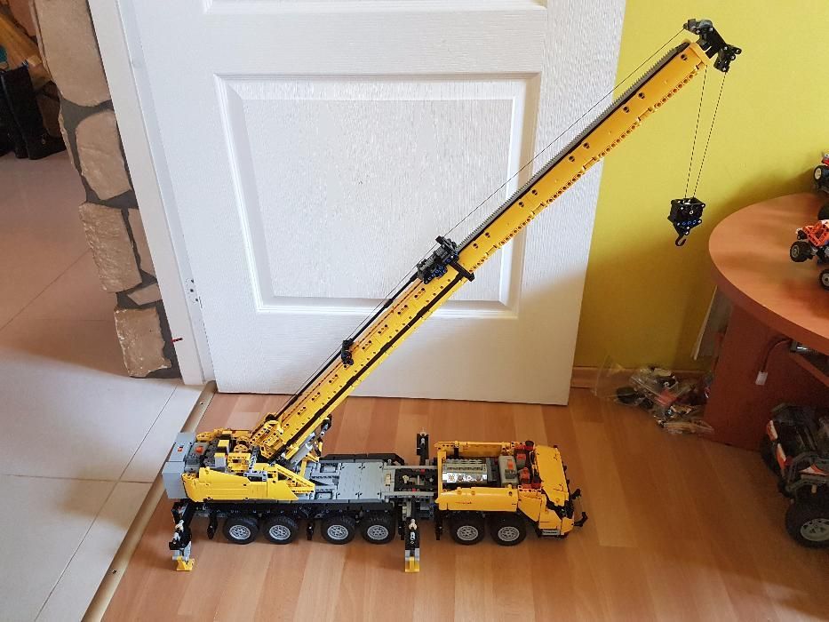 Lego technic MOC dzwig, Żuraw Liebherr LTM jedyny unikat GMK 6400 MKII ...