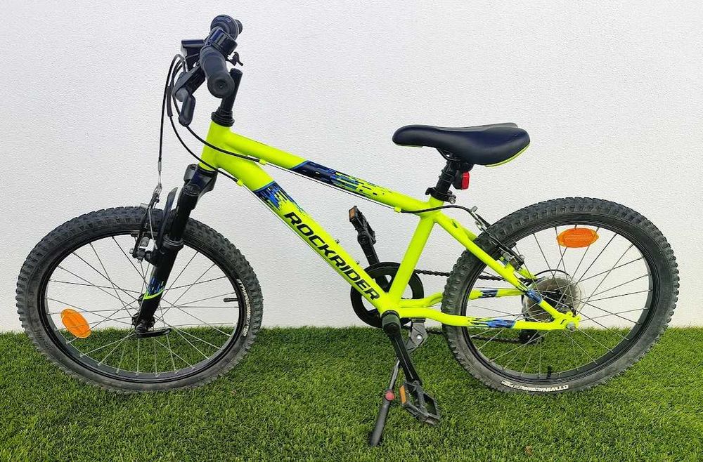 Bicicleta Rockrider Roda 20'' (6-9anos) Fernão Ferro • OLX.pt