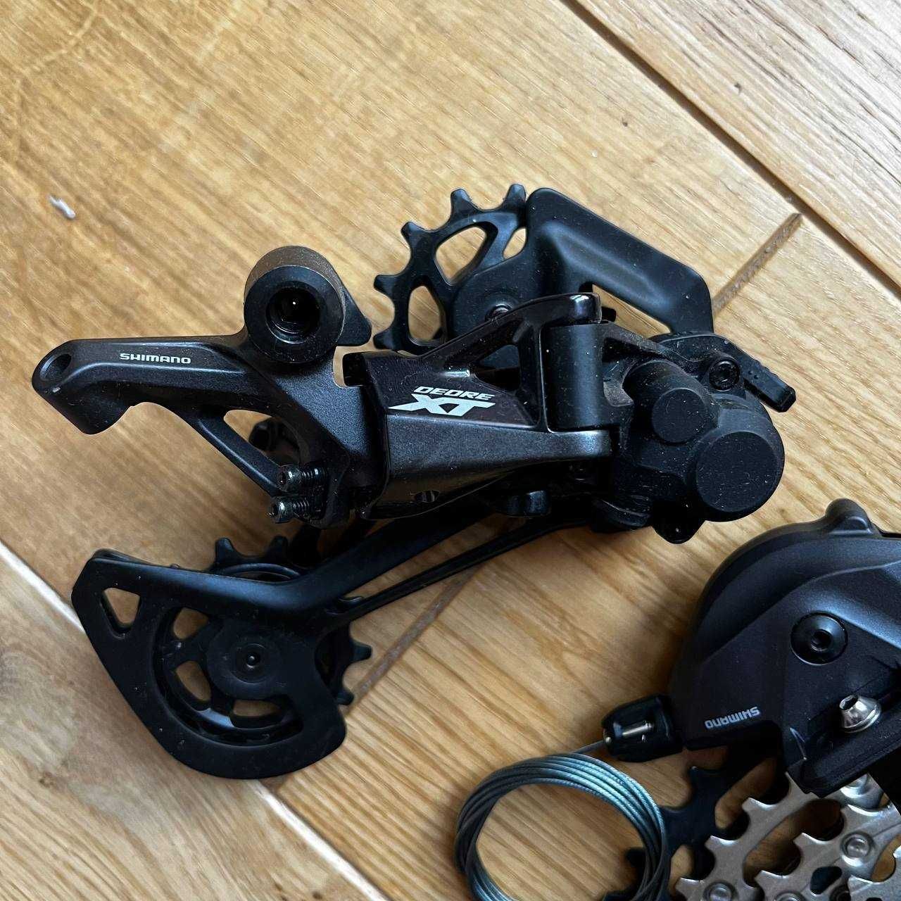 Набор Shimano Deore xt - манетка + перекидка + кассета + цепь: 9 000 ...