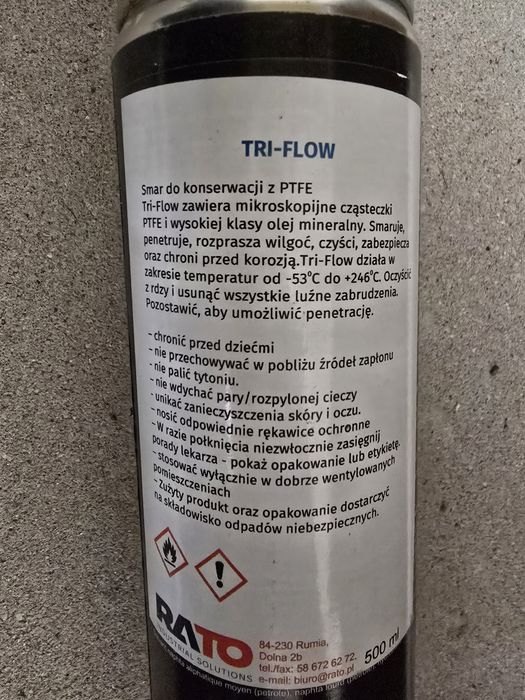 Tri flow 500 ml smar przemysłowy Strzyboga • OLX.pl