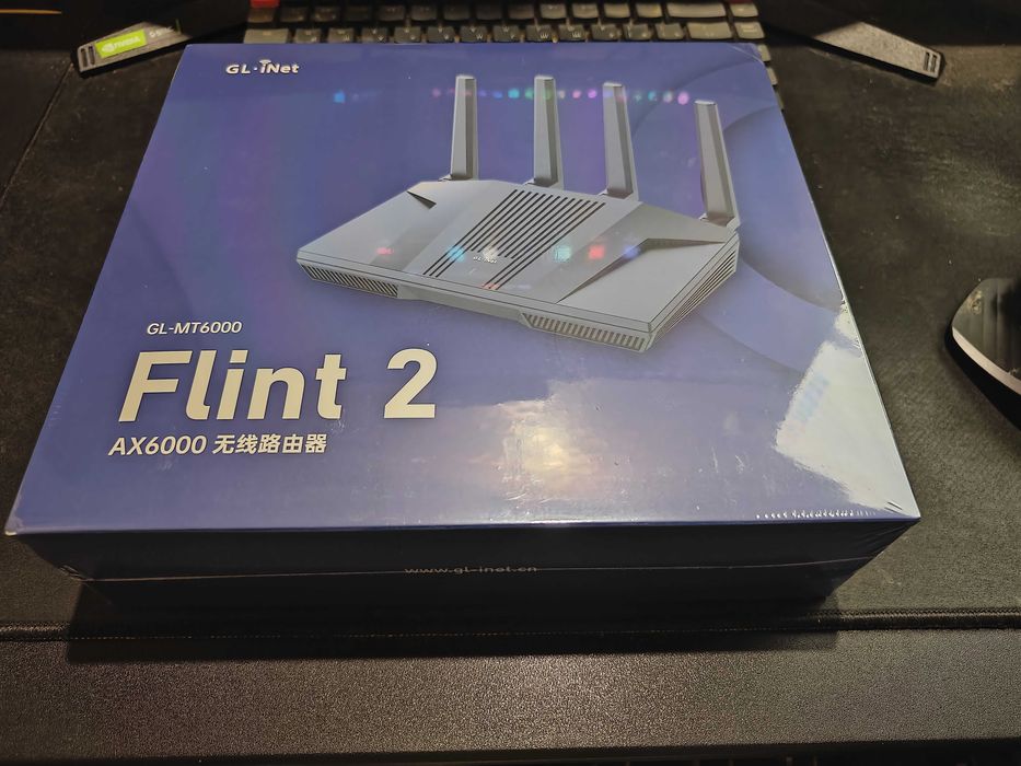 Игровой роутер-маршрутизатор GL-iNet Flint 2 GL-MT6000 Wi-Fi 6 OpenWRT ...