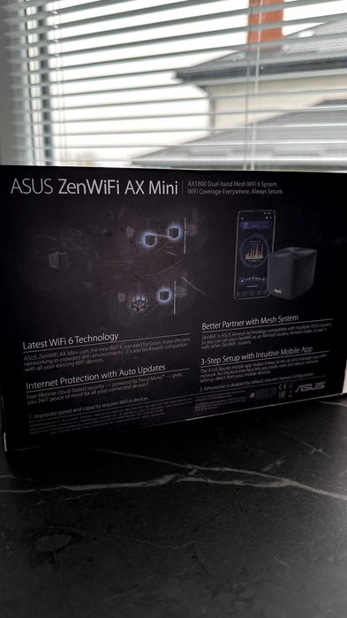 Маршрутизатор Asus ZenWiFi AX Mini XD4 1PK Black AX1800: 3 200 грн ...
