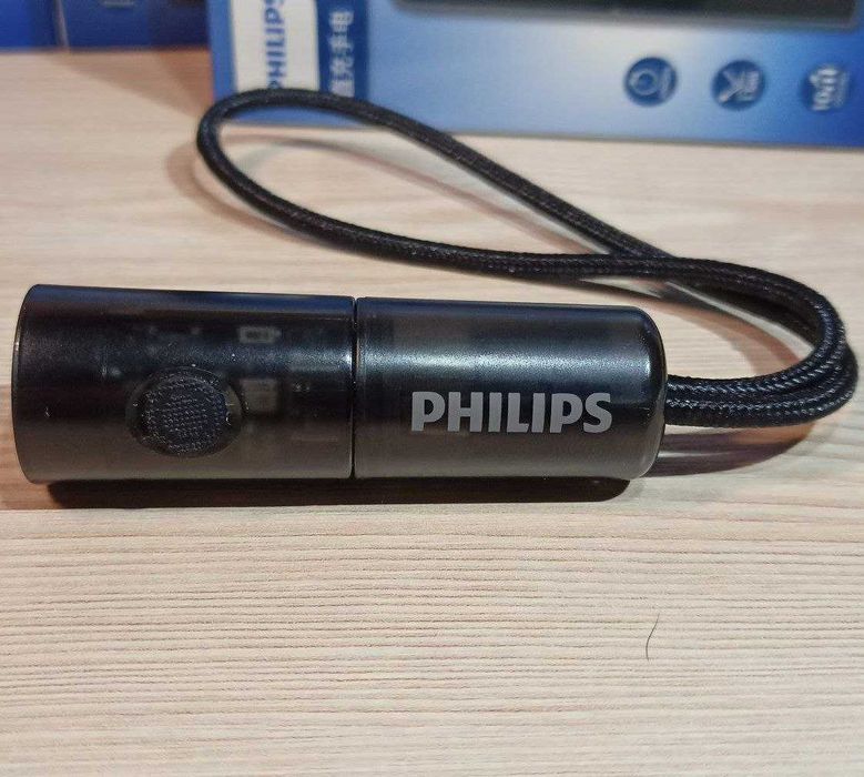 Ліхтарик Philips SFL1126 EDC акумуляторний кишеньковий фонарь лампа ...