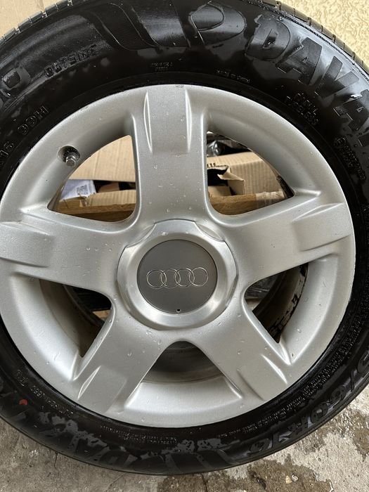 Диски Audi RONAL R 16 5 с резиной 215 /60 лето б/у: 3 000 грн. - Колеса ...