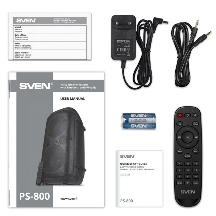 Колонка Sven PS-710 Пульт Караоке а Аудиосистема PS-800, PS-770,: 4 950 грн. - Акустичні системи ...