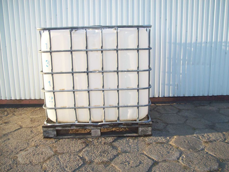 MAUZER zbiornik 1000L zbiornik na wodę czysty beczka na palecie Lublin • OLX.pl