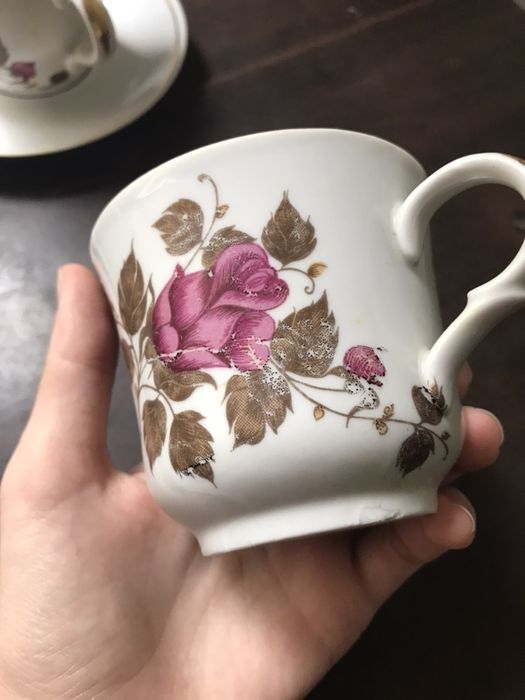 Сервиз чайный с цветами СССР, винтаж: 310 грн. - Посуд / кухонне ...