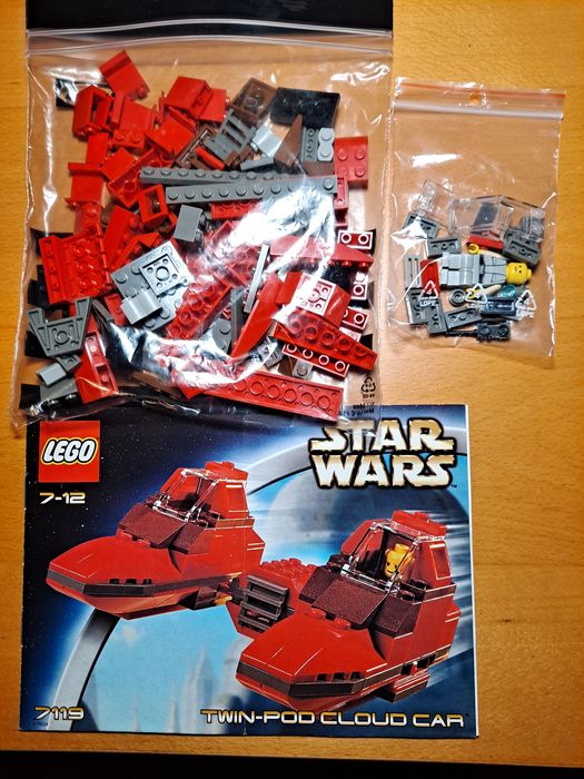Lego Star Wars 7119 Kompletny Twinpod cloud car Wrocław Śródmieście ...
