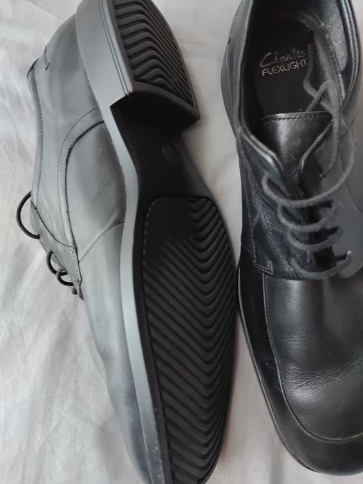 Clarks Flexlight czarne buty wizytowe męskie 8,5 42 2/3 Warszawa ...