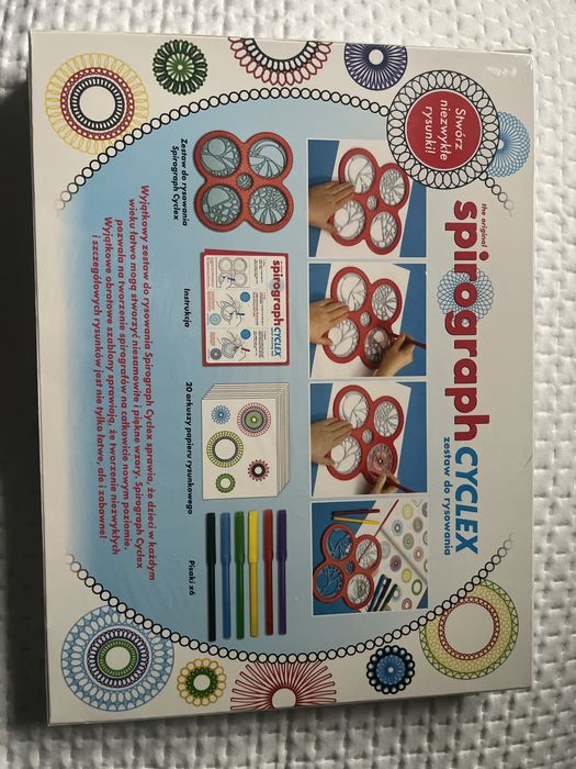 Hasbro, Spirograph, zestaw do rysowania, Nowy folia Rzeszów • OLX.pl