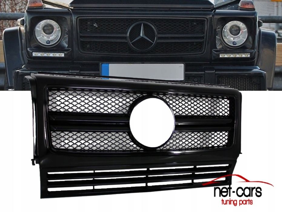 Grill MERCEDES G W463 wzór AMG G63 G65 89-12 CZARNY Wrocław Fabryczna • OLX.pl