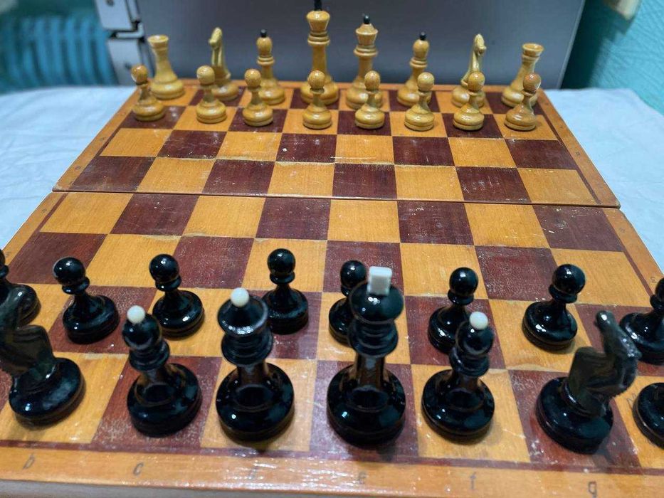 Шахматы СССР старые Дерево Большая Доска Редкие: 2 500 грн ...
