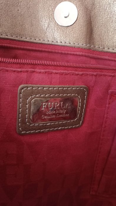 Mala Furla shopper pele dourado velho Carcavelos E Parede • OLX Portugal