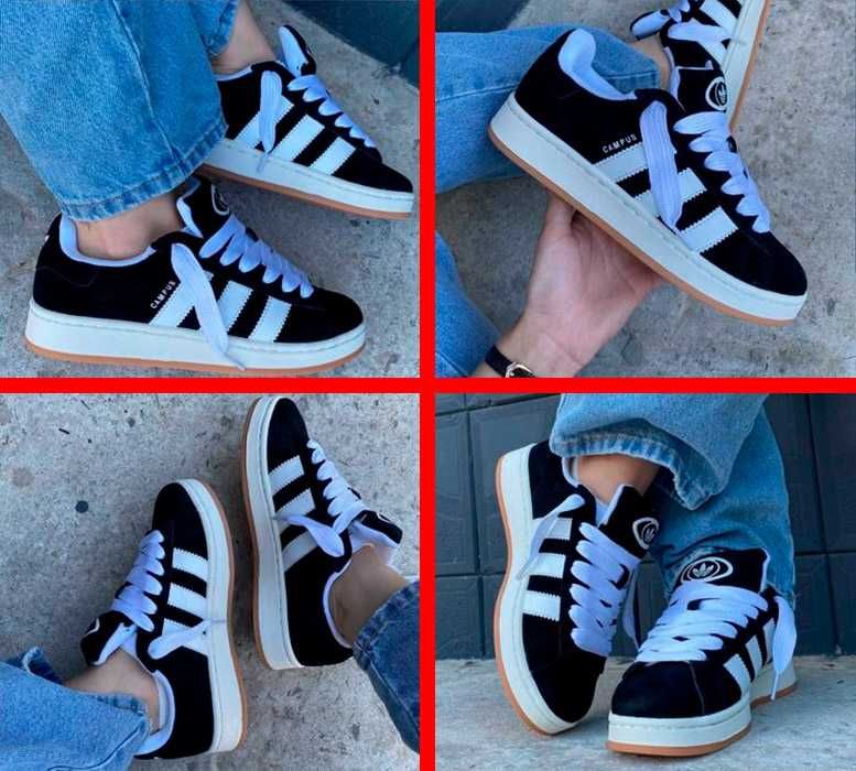 Кроссовки Adidas Campus 00s Core Black 36-46 адидас кампус ТОП модель ...
