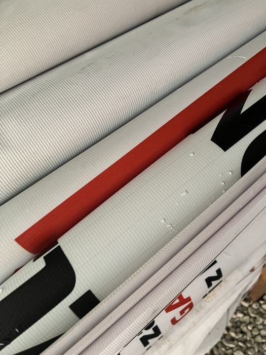 Plandeka baner reklamowy używany 2,20m-4,40m wysyłka Białobrzegi • OLX.pl