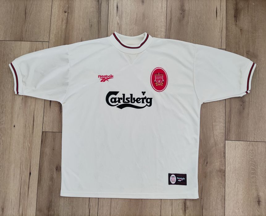 Reebok Liverpool FC koszulka piłkarska wyjazdowa sezon 1996 Puławy • OLX.pl