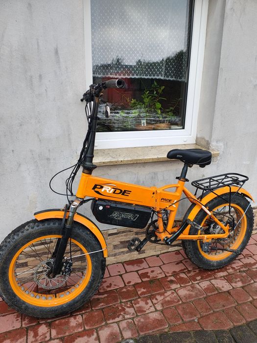 Rower elektryczny FAT bike składany 20 cali 30ah bateria duży zasięg Mrocza • OLX.pl