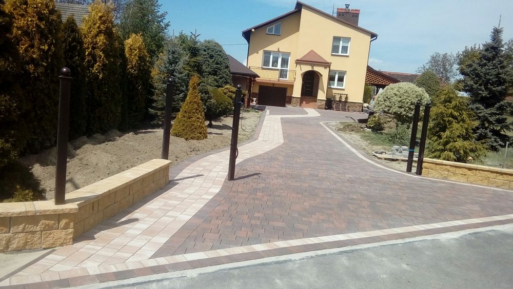 Ukladanie kostki brukowej brukarstwo kostka brukowa Tryńcza • OLX.pl