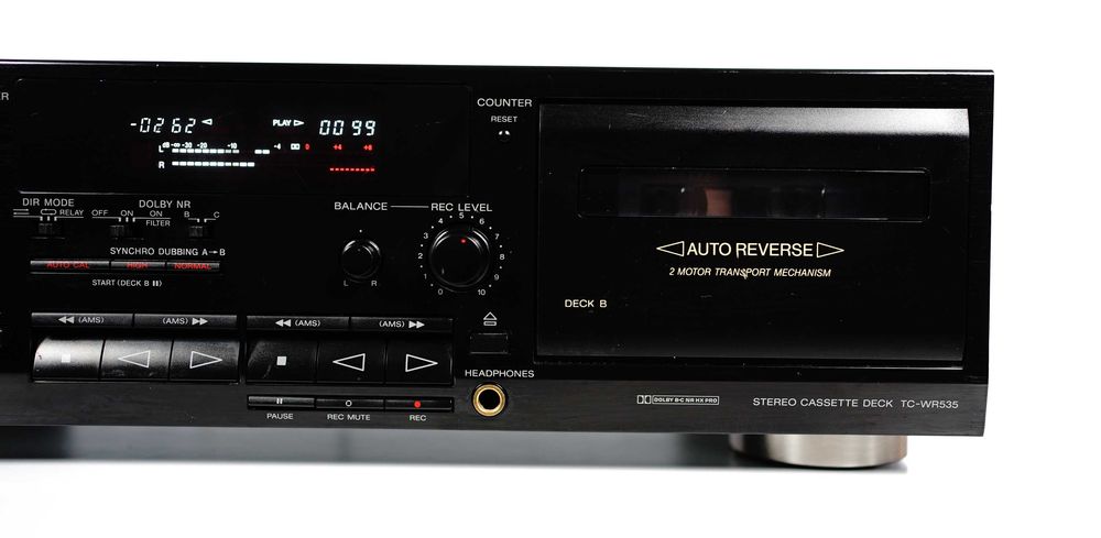 Magnetofon 2-kieszeniowy SONY TC-WR535 HX PRO ATS AMS wysoki model ...