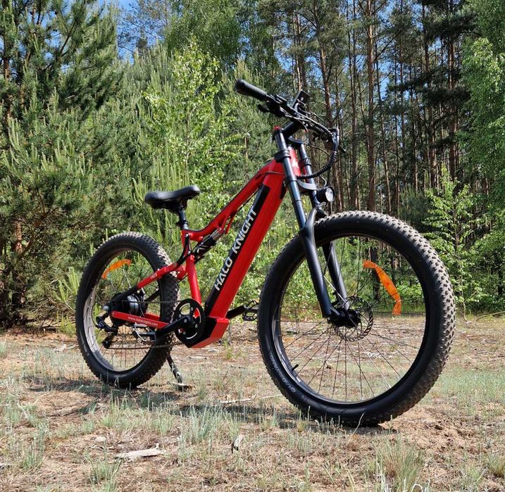 Tani Rower Elektryczny z pełnym zawieszeniem - Halo Knight H03 Poznań ...