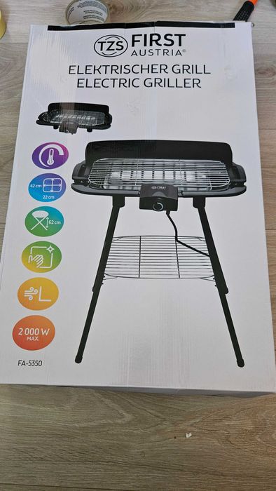 Grill elektryczny stojący FIRST AUSTRIA Biłgoraj • OLX.pl