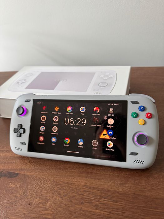 Konsola AYN Odin 2 Pro 12+256GB (Rainbow) + Case + 512GB microSD Radom ...