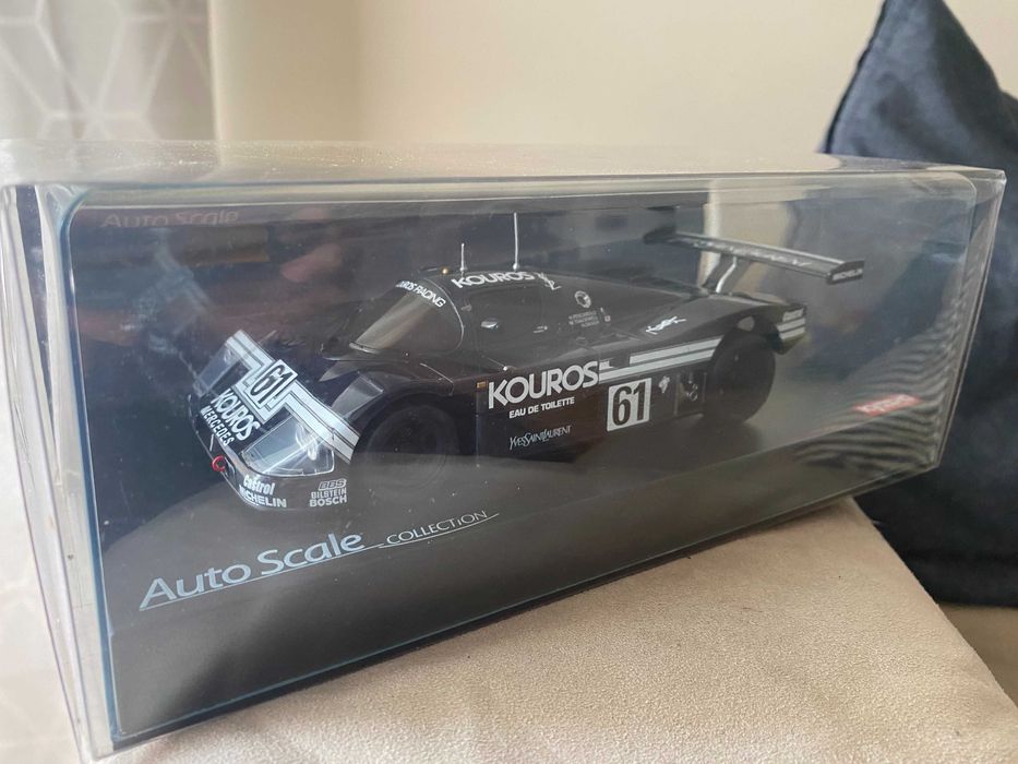 Kyosho Autoscale Mini-z Mercedes C9 Le Mans Lumiar • OLX Portugal