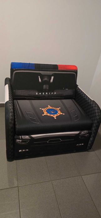 Sofa POLICE 1-osobowa, rozkładana Łódź Bałuty • OLX.pl