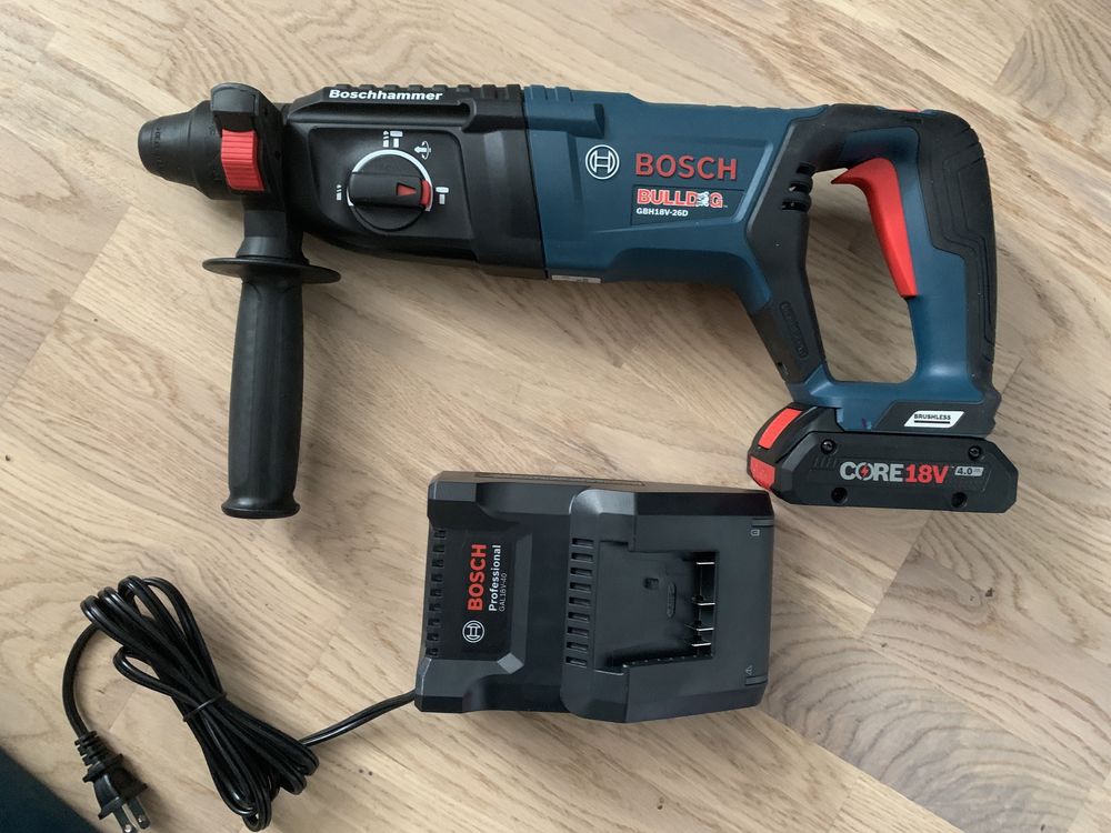 Перфоратор аккумуляторный Bosch GBH 18V-26 D акумулятор 4 аг CORE: 9 ...