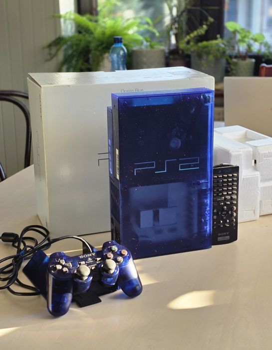 Sony PlayStation PS2 Fat Ocena Blue scph 3700 Warszawa Wawer • OLX.pl