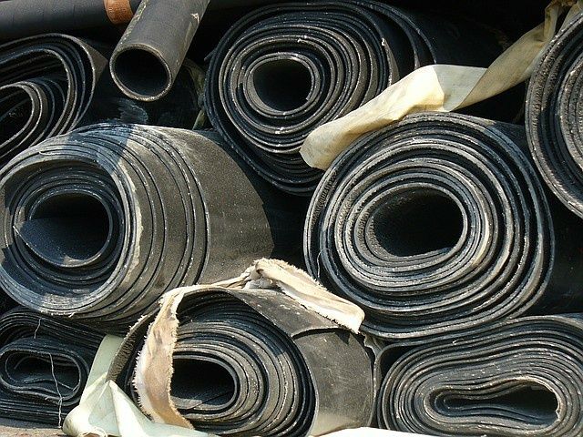 Напольное покрытие резиновое на пол настил в гараж линолеум из резины ...