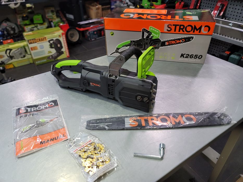 Пила цепная Stromo K2650 Электропила 400мм 2650Вт Гарантия 12мес: 1 990 ...