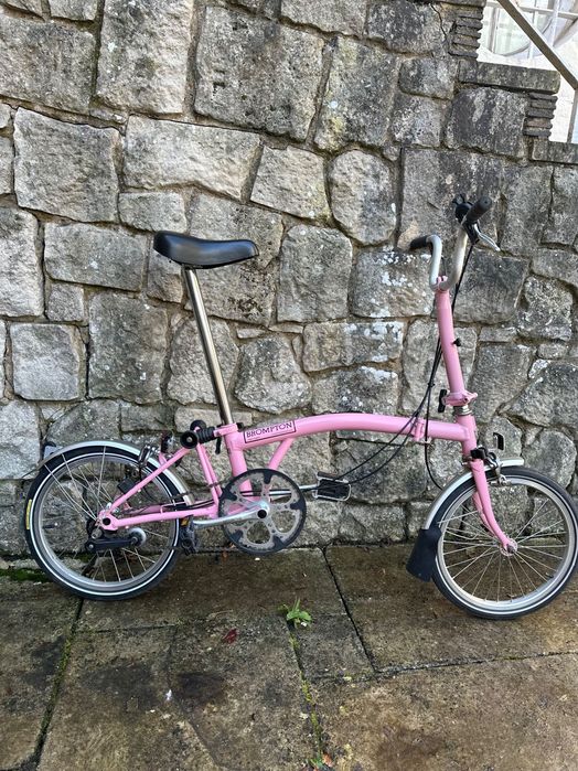 Składak Brompton 3 biegi . Pink Łowicz • OLX.pl