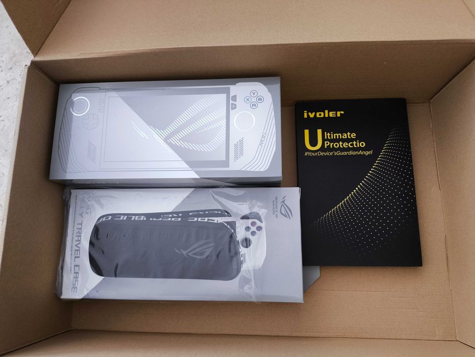 ASUS Rog Ally NOVA e SELADA OFERTA bolsa e película de ecrã Alcântara ...