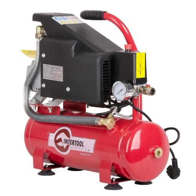 Компрессор 9 л, 0.75 кВт, 220 В, 8 атм, 160 л/мин. INTERTOOL PT-0002.: 3 550 грн ...