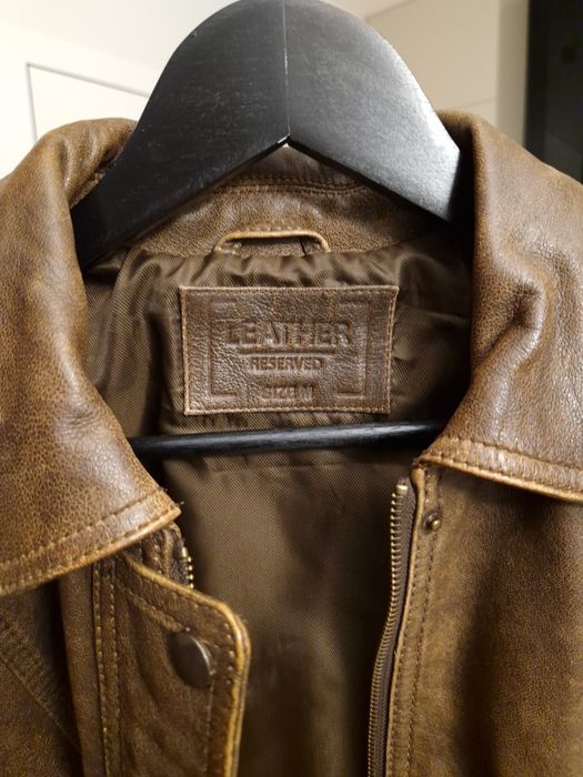 Шкіряна куртка бомбер Reserved M коричнева: 2 500 грн. - Кожаные куртки Киев на Olx