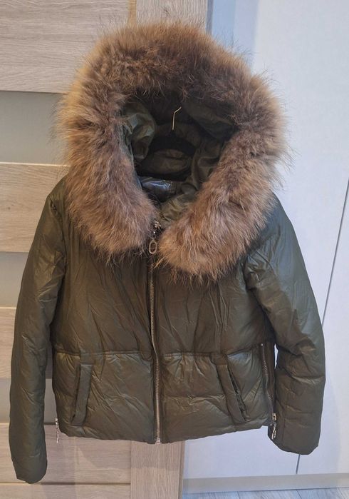 Kurtka puchowa naturalny jenot r. M Olszyna • OLX.pl