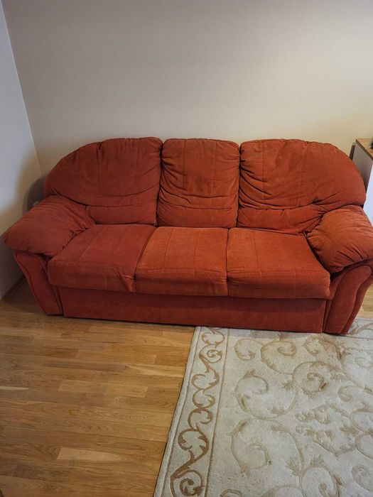 Sprzedam rozkładaną sofę oraz fotel Pruszków • OLX.pl