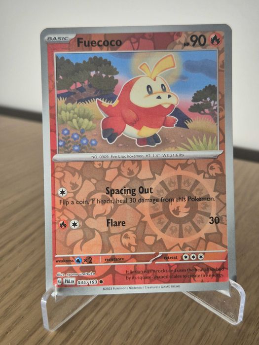 Karta Pokemon TCG: Fuecoco (PAL 035) Gostyń • OLX.pl