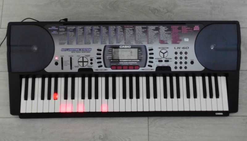 Keyboard CASIO LK-60 Podświetlana i Dynamiczna Klawiatura Wrocław ...