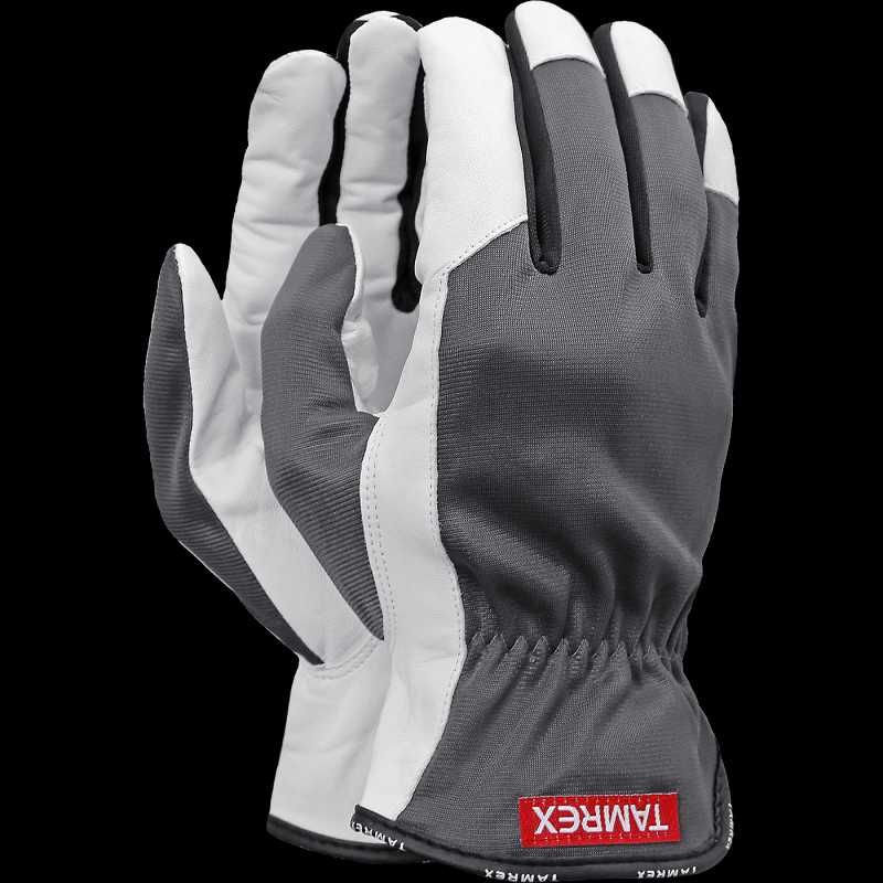 Рабочие перчатки Tamrex из козьей кожи с нейлоном на тыльной стороне ...
