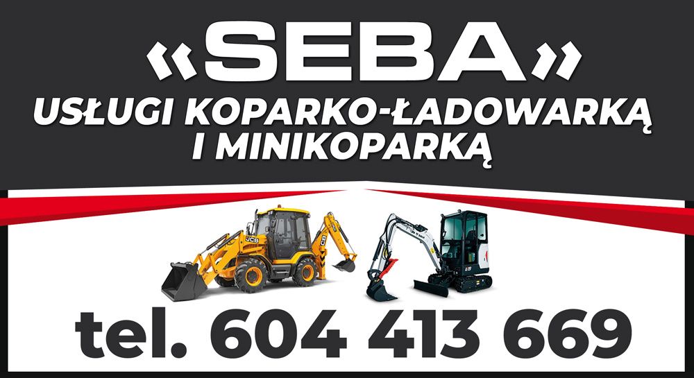 Usługi minikoparką bobcat,mini koparko-ładowarką 2cx ,koparka Głowno ...