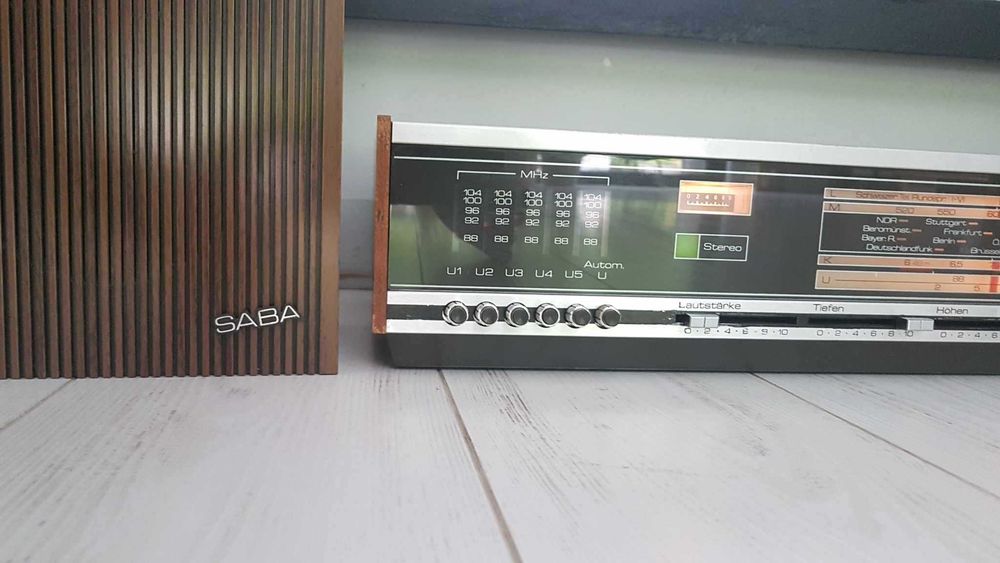 Amplituner SABA Meersburg Stereo Automatic H + Kolumny SABA - Vintage ...