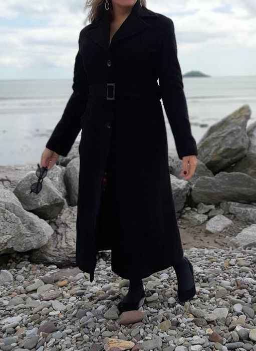 Sobretudo preto Mango Alvalade • OLX.pt