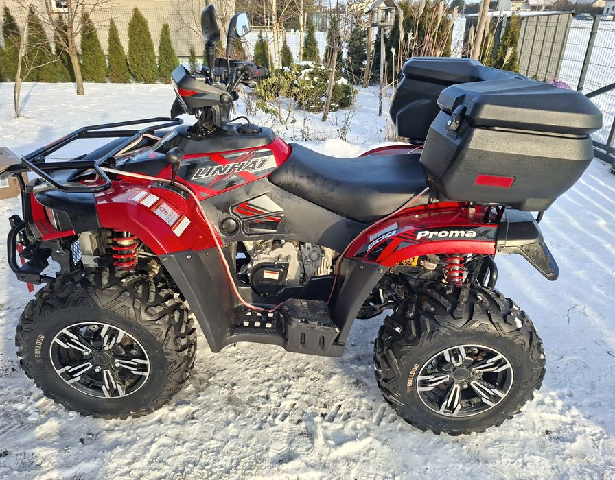 Quad Linhai 500 4x4 , 800 Kilometrów przebiegu, Salon Polska 2021r r ...