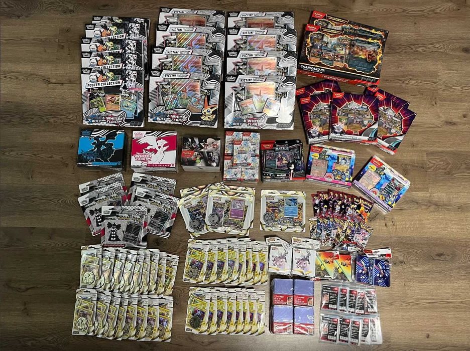 Pokemon Black Bolt/White Flare,booster, blister,box,sticker,album,tin ...