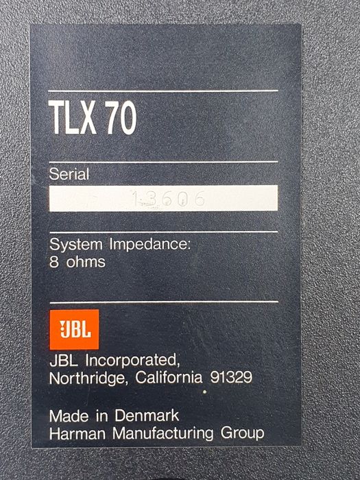 Kolumny JBL TLX 70 8ohm mocne basy 20cm Słupki 3 drożne Dobór Audio Warszawa Żoliborz • OLX.pl