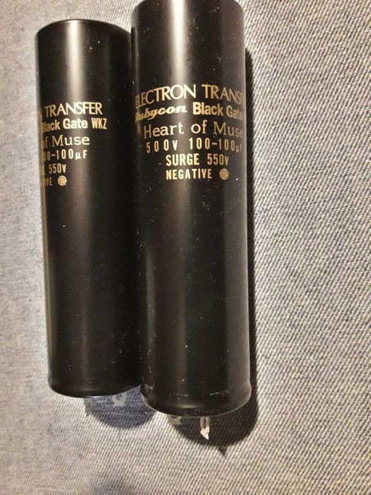 Capacitor Rubycon Black Gate WKZ 100 мкФ + 100 мкФ 500 В Heart of Muse ...