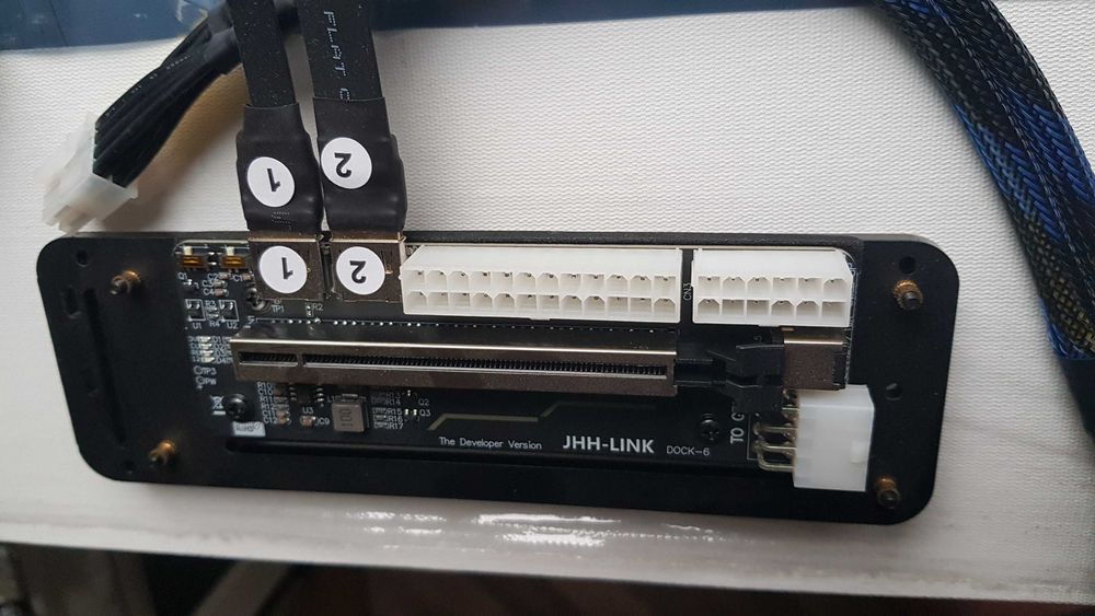 M.2 key M NVMe External Graphics Card Stand Bracket PCIe Adapter: 2 350 ...